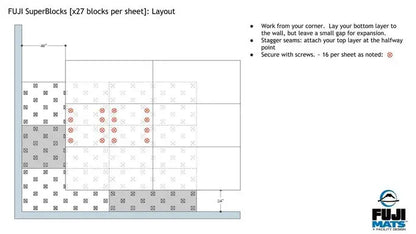 Fuji Subfloor Super Blocks – Durable, Shock-Absorbing Gym Flooring ...